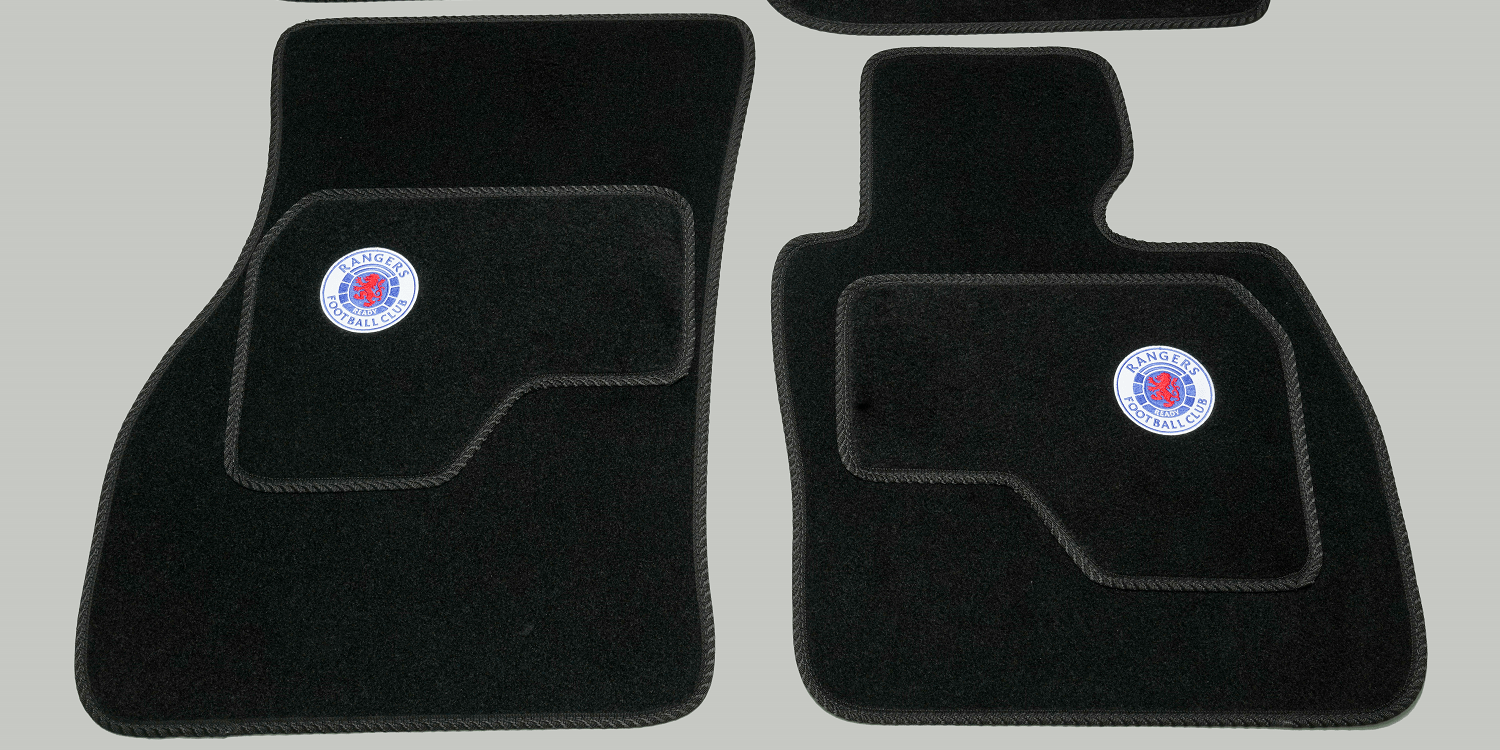 Rangers Car Mats | Rangers Personalised Gifts | Rangers FC Floor Mats ...